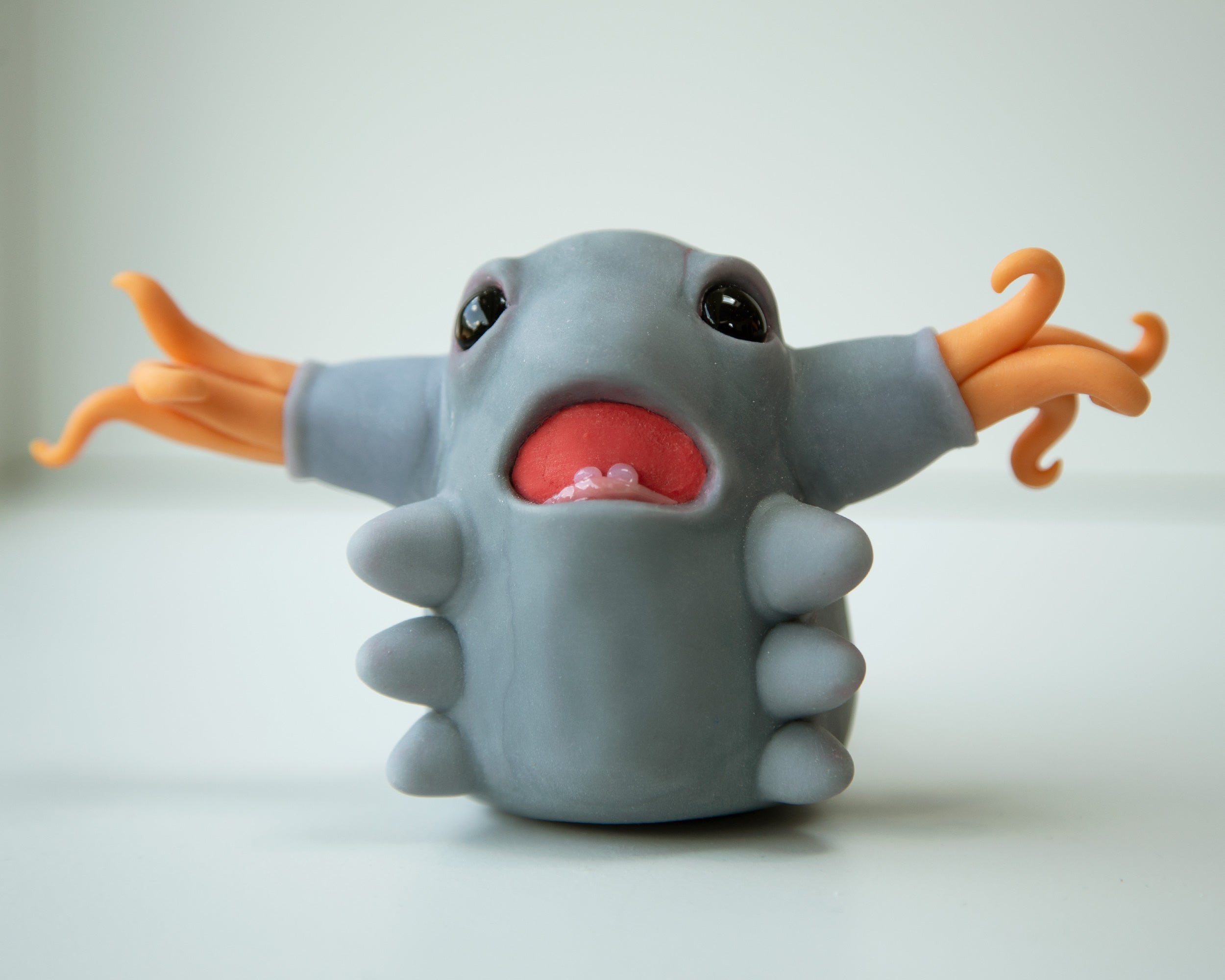 Creepy cute Germ-Bacteria figurine in anime style, original character ...